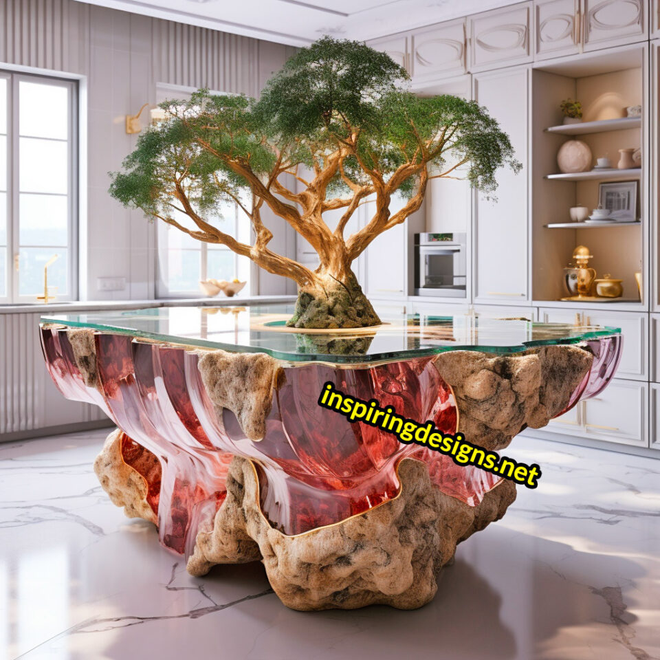 These Geode and Epoxy Kitchen Islands Are Unearthing a New Level of Luxe
