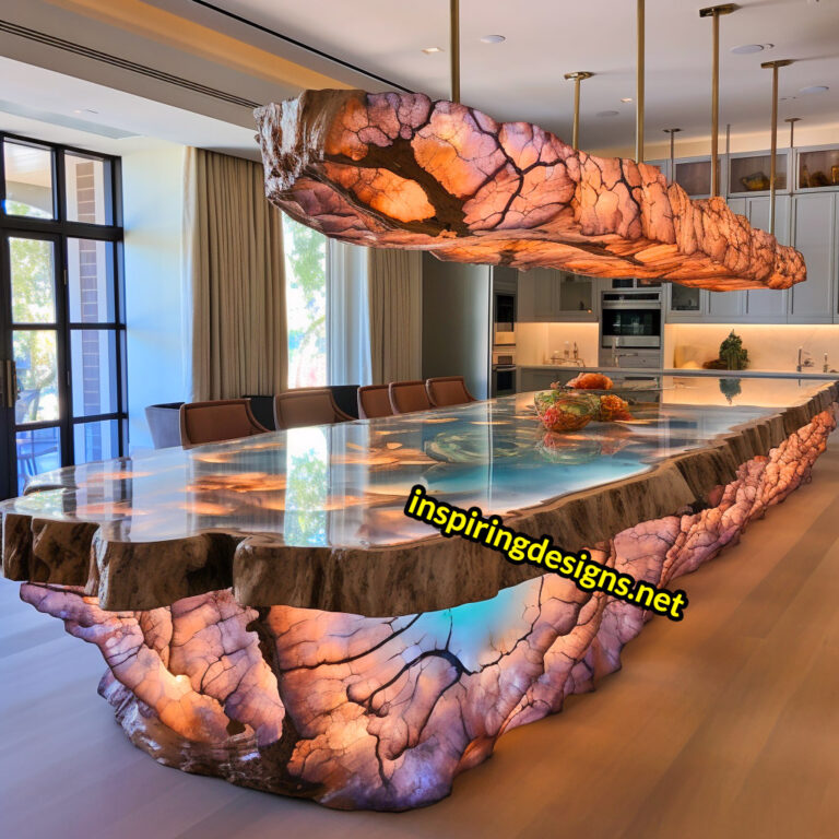 These Geode and Epoxy Kitchen Islands Are Unearthing a New Level of Luxe