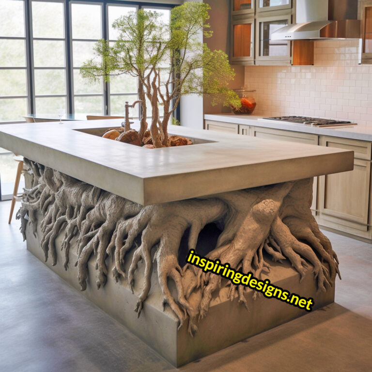 These Kitchen Islands with Trees Growing From Them Will Make You Green ...