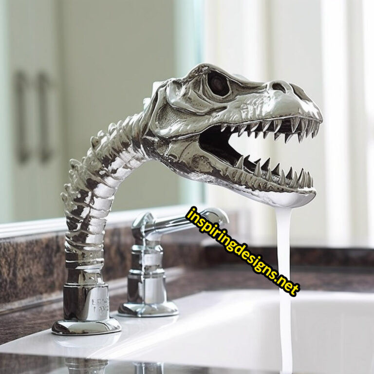 These Dinosaur Faucets Will Boost Hygiene Habits Using Prehistoric Fun ...