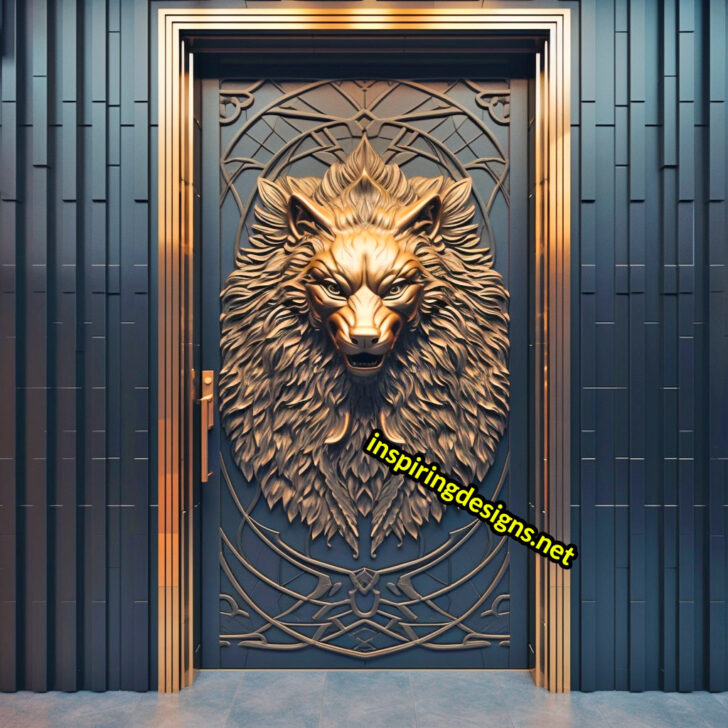 These 3D Animal Front Doors Are Tailor-Made For Wildlife Enthusiasts: A ...