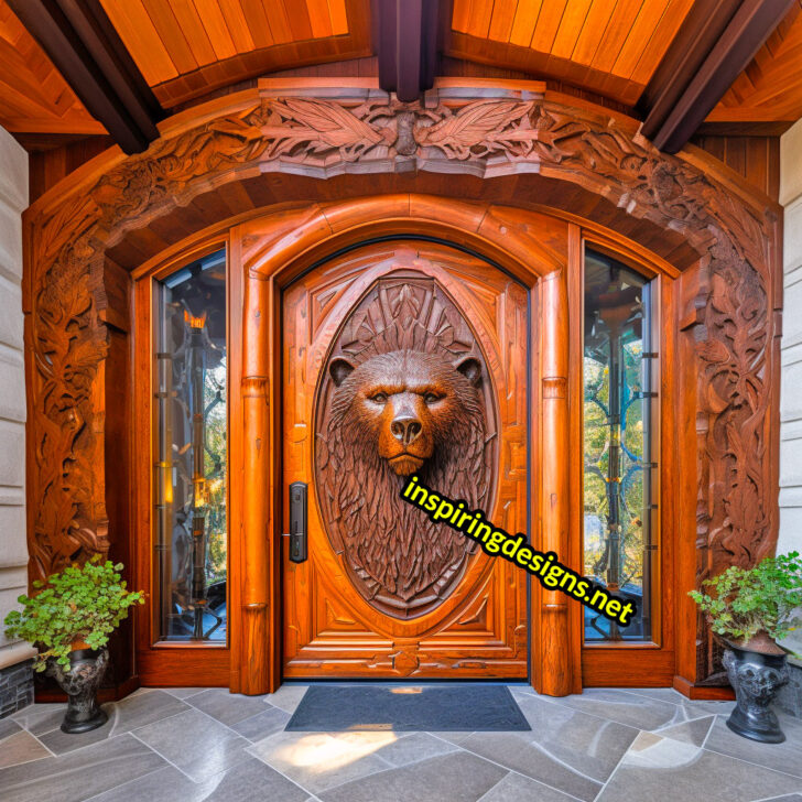 These 3D Animal Front Doors Are Tailor-Made For Wildlife Enthusiasts: A ...