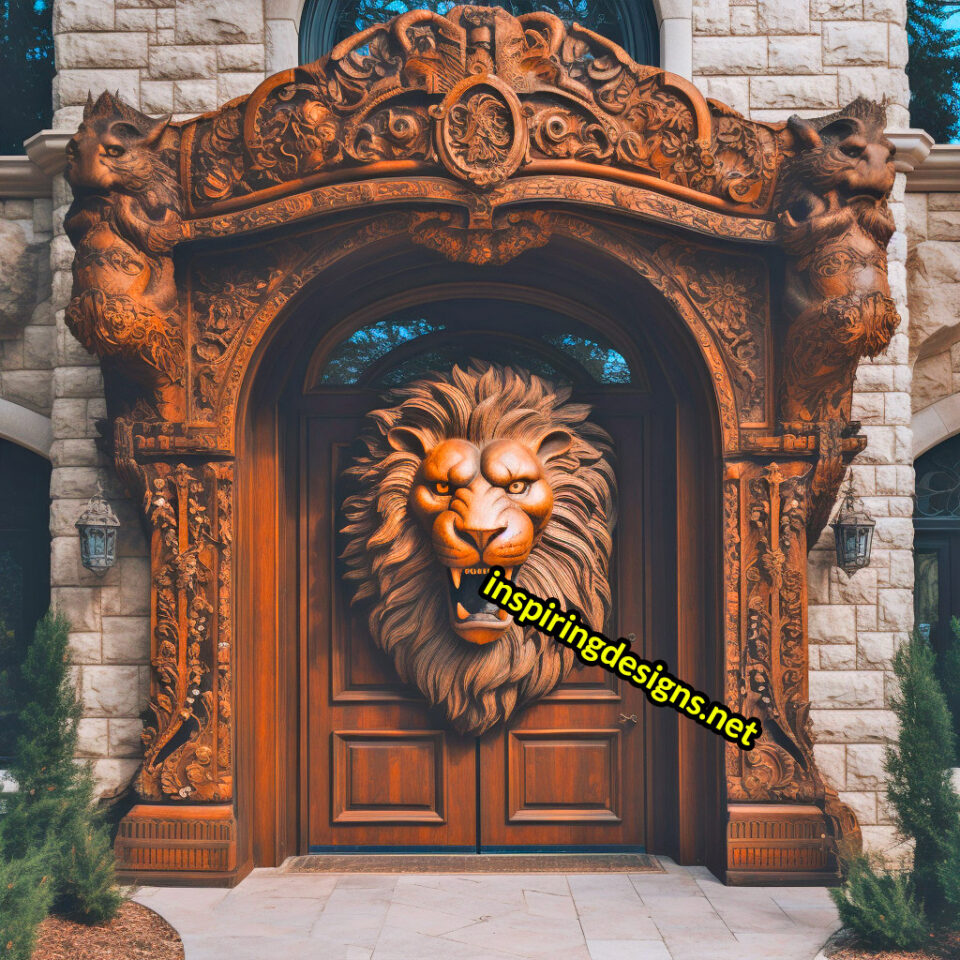 These 3D Animal Front Doors Are Tailor-Made For Wildlife Enthusiasts: A ...