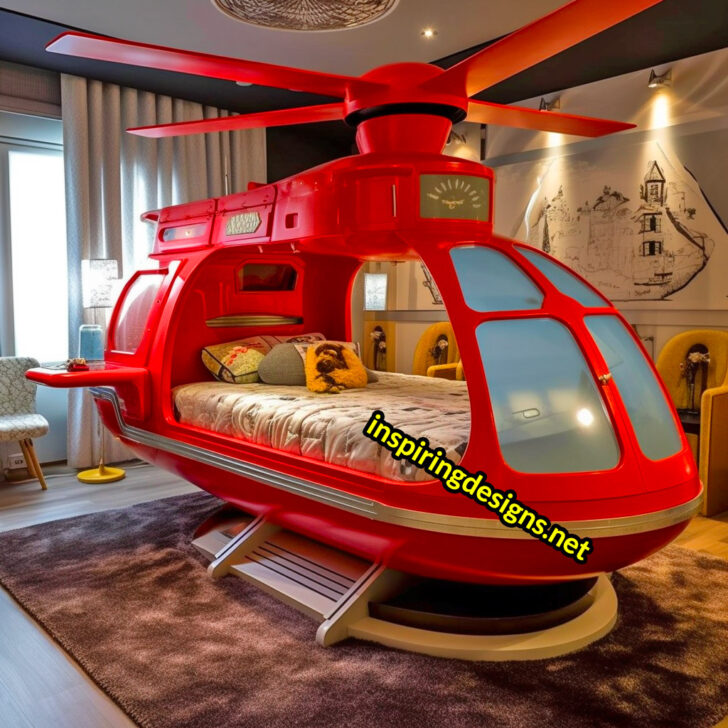 These Helicopter Kids Beds Are a Must-Have for Little Aviators and ...