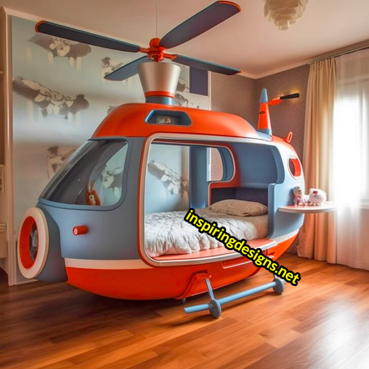 These Helicopter Kids Beds Are a Must-Have for Little Aviators and ...