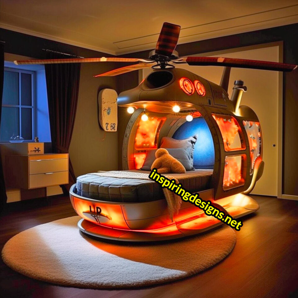 These Helicopter Kids Beds Are a Must-Have for Little Aviators and ...