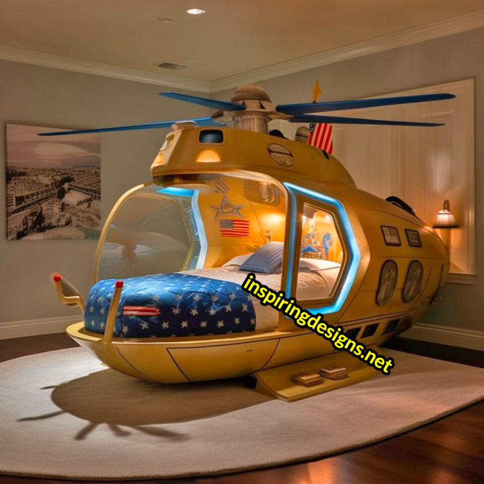 These Helicopter Kids Beds Are a Must-Have for Little Aviators and ...