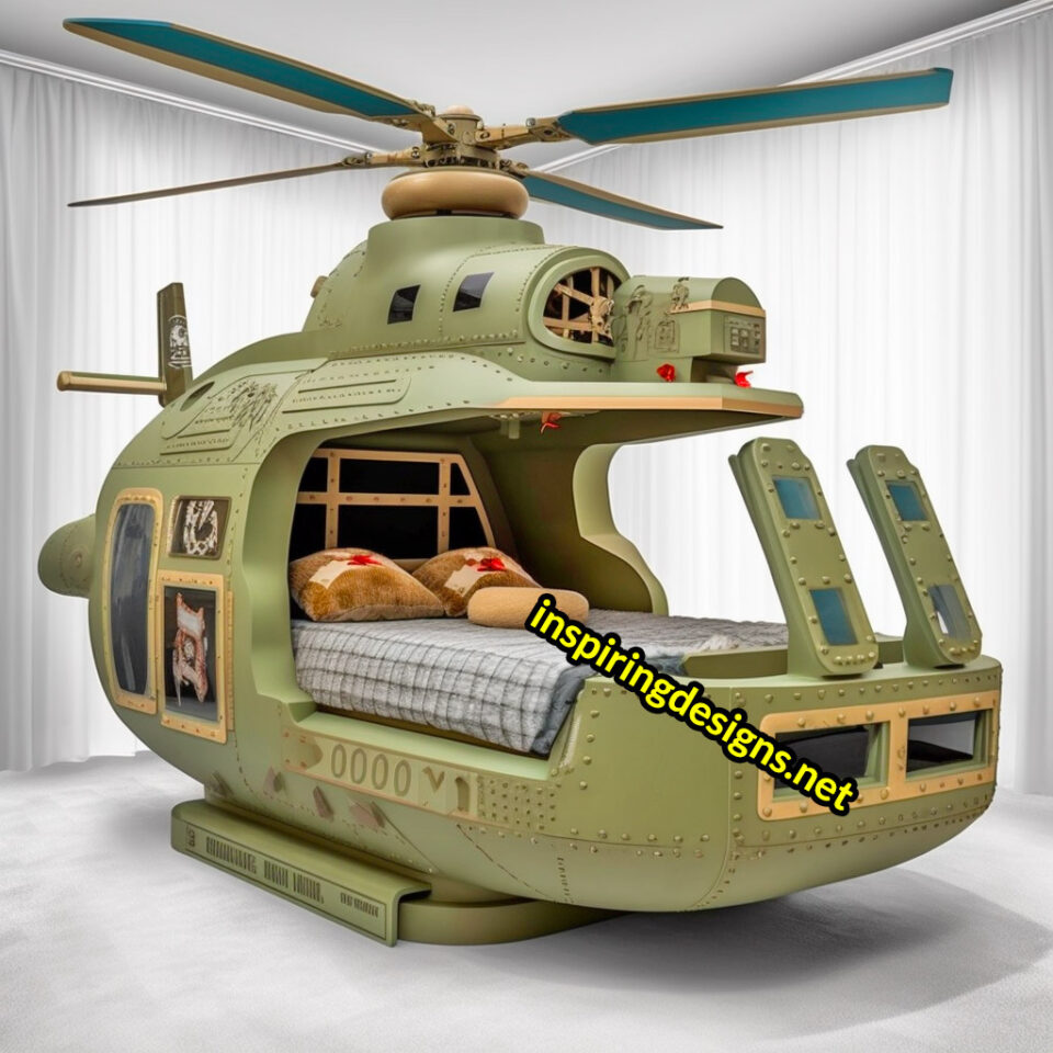 These Helicopter Kids Beds Are a Must-Have for Little Aviators and ...