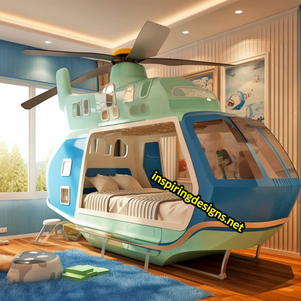 These Helicopter Kids Beds Are a Must-Have for Little Aviators and ...