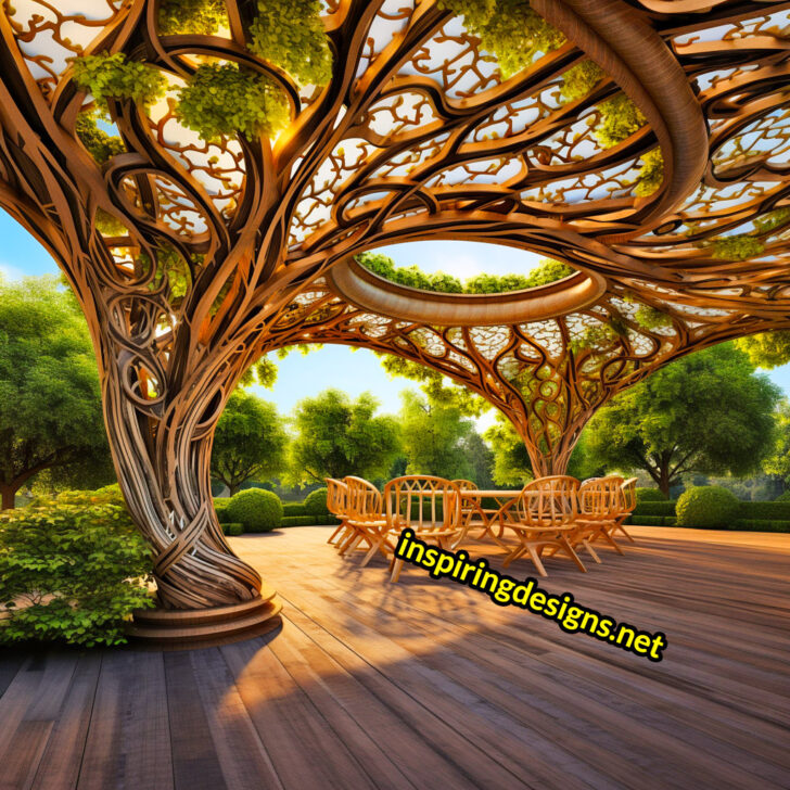 These Incredible Giant Tree-Shaped Pergolas Will Transform Your ...