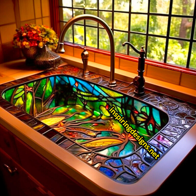 These Stained Glass Sinks Will Transform Your Kitchen into an Art Gallery