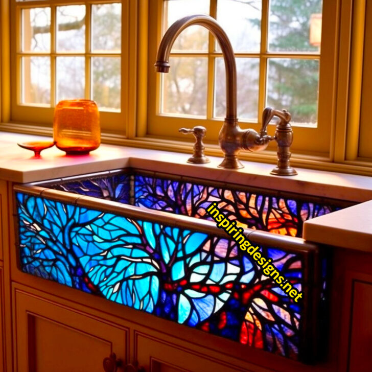 These Stained Glass Sinks Will Transform Your Kitchen into a ...