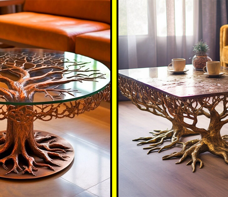 These Metal Tree Design Coffee Tables Are Branching Out Into the World ...