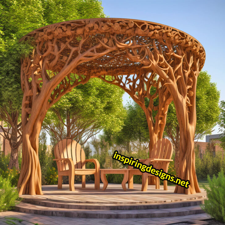 These Incredible Giant Tree-Shaped Pergolas Will Transform Your ...
