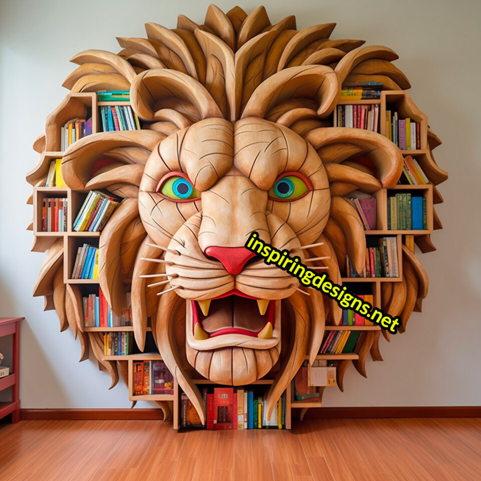 These Giant Animal Shaped Kids Bookshelves Bring The Jungle To Your ...