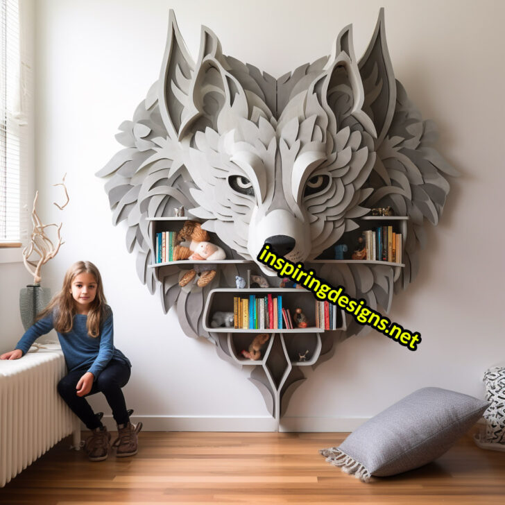 These Giant Animal Shaped Kids Bookshelves Bring The Jungle To Your ...