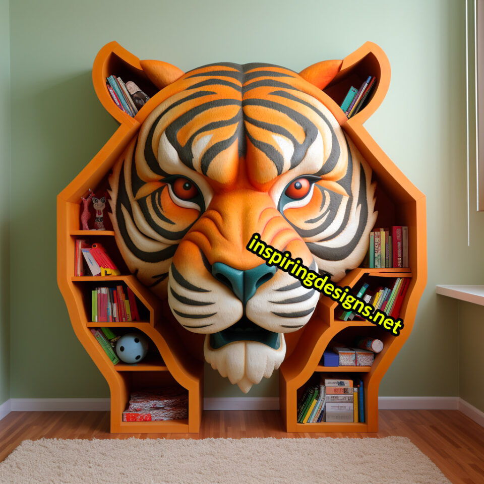 These Giant Animal Shaped Kids Bookshelves Bring The Jungle To Your ...
