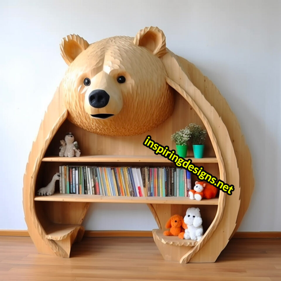 These Giant Animal Shaped Kids Bookshelves Bring The Jungle To Your ...