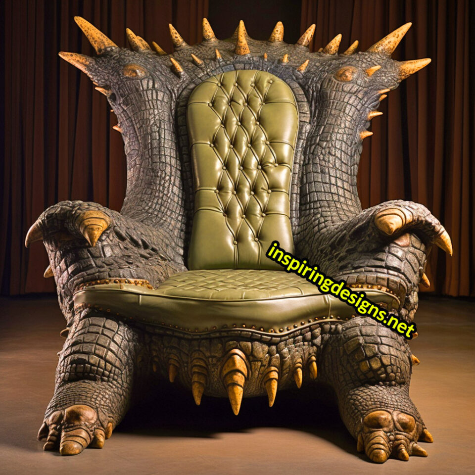 These Crocodile Chairs Bring The Everglades To Your Living Room