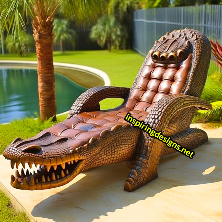 These Crocodile Chairs Bring The Everglades To Your Living Room