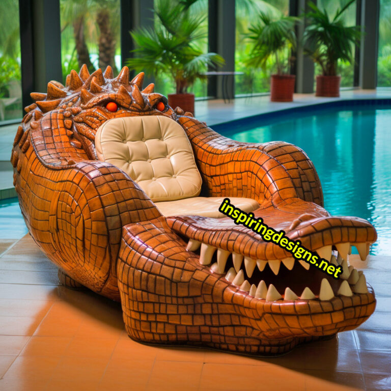 These Crocodile Chairs Bring The Everglades To Your Living Room
