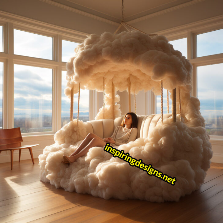 These Giant Cloud-Shaped Loungers Take Your Naps To a Whole New Level