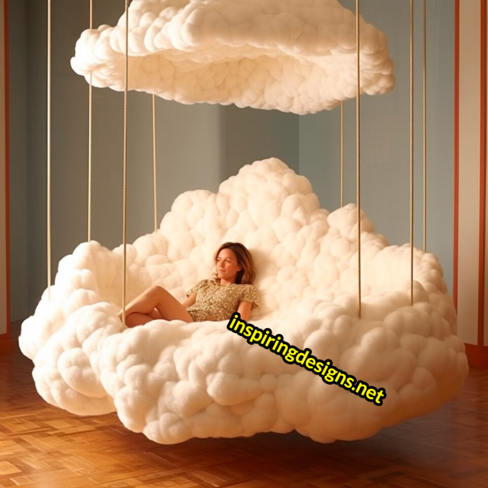 These Giant Cloud-Shaped Loungers Take Your Naps To a Whole New Level