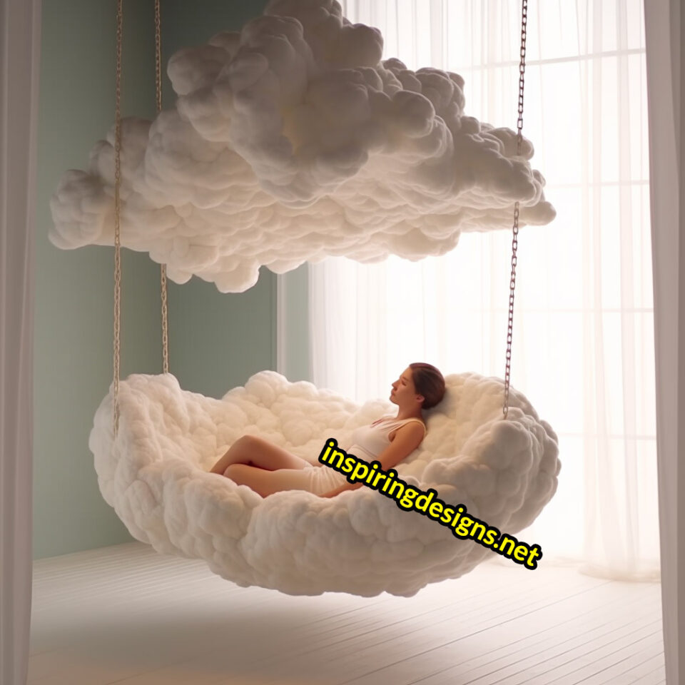 These Giant Cloud-Shaped Loungers Take Your Naps To a Whole New Level