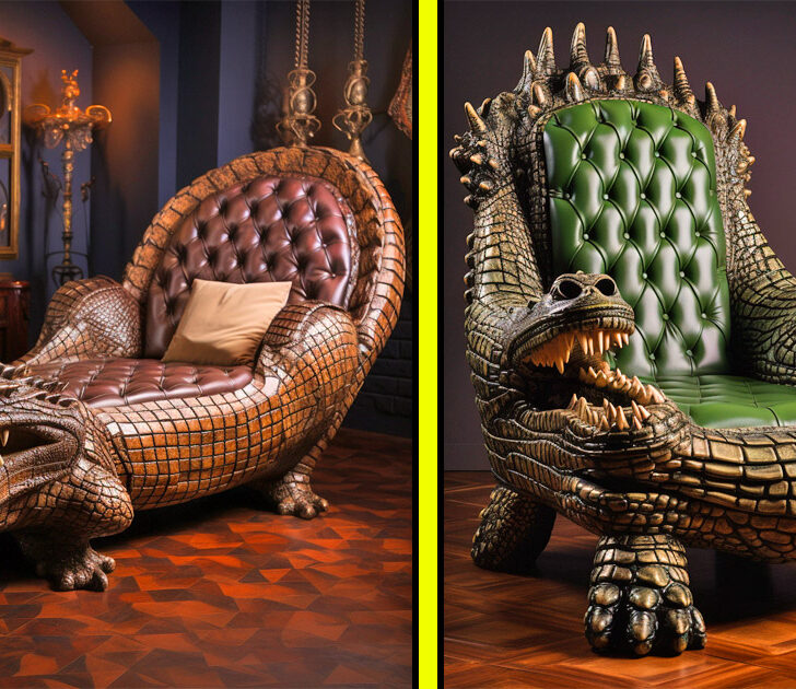These Crocodile Chairs Bring The Everglades To Your Living Room ...