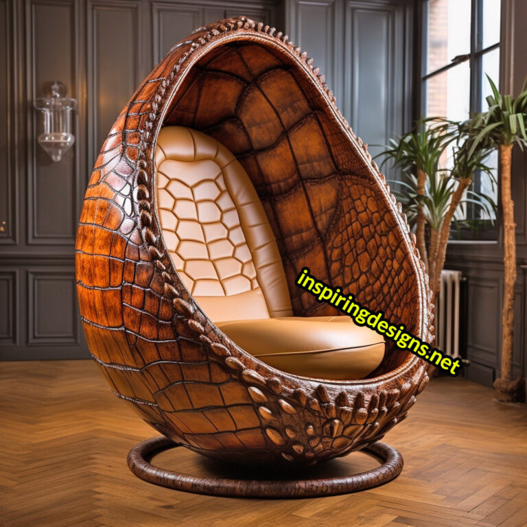 These Crocodile Chairs Bring The Everglades To Your Living Room