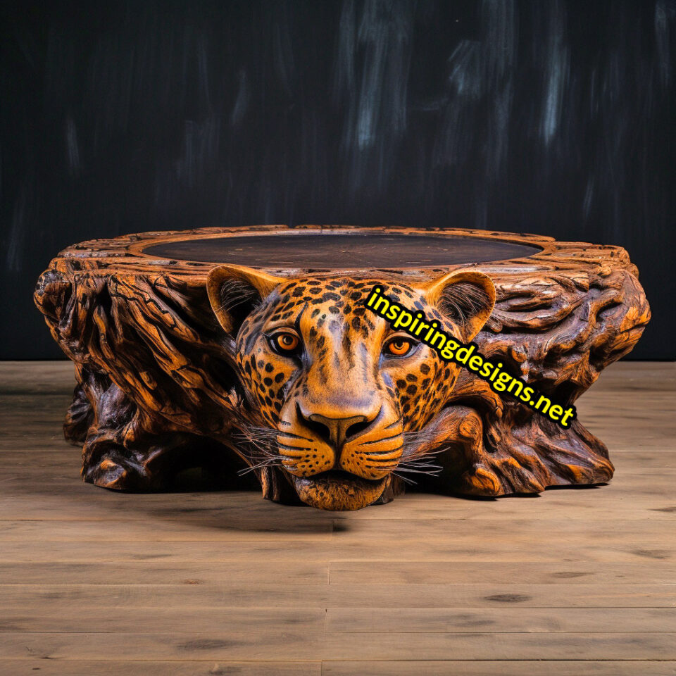 These Wooden Animal Coffee Tables Will Have You 'Howling' in Awe