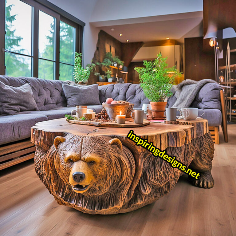 These Wooden Animal Coffee Tables Will Have You 'Howling' in Awe