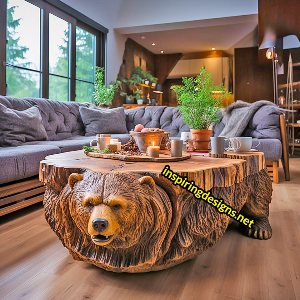 These Wooden Animal Coffee Tables Will Have You 'Howling' in Awe