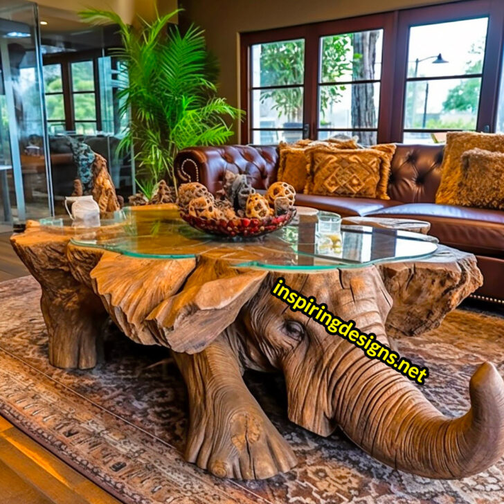 These Wooden Animal Coffee Tables Will Have You 'Howling' in Awe