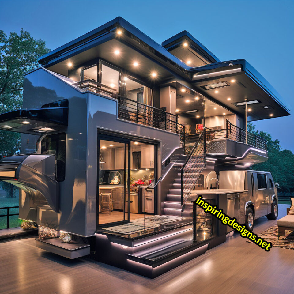 These Giant Open-Concept Campers Have Fold-Down Walls That Offer ...