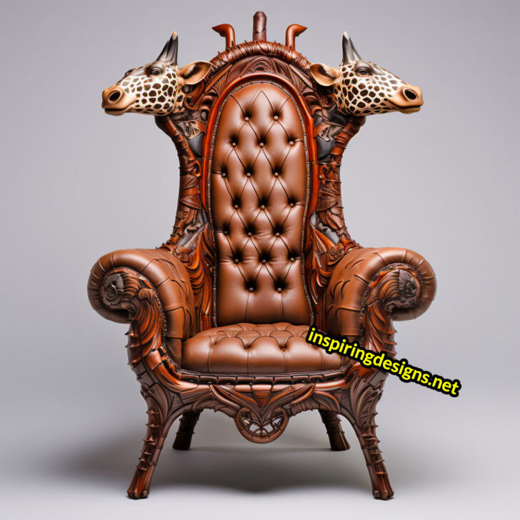 These Giant Wooden Animal Chairs Lets You Become King Of The Jungle