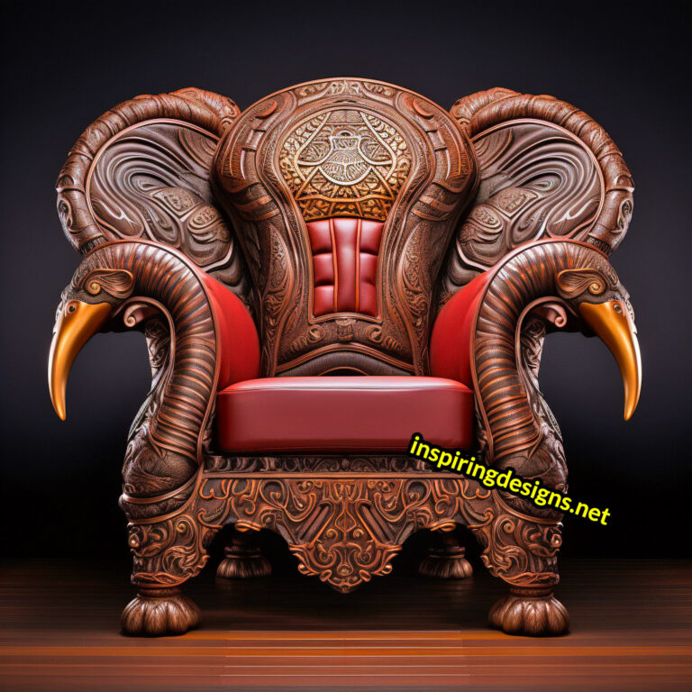 These Giant Wooden Animal Chairs Lets You Become King Of The Jungle
