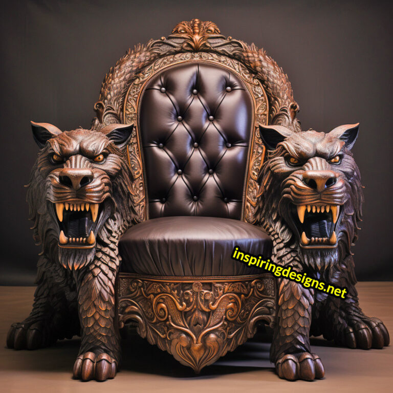These Giant Wooden Animal Chairs Lets You Become King Of The Jungle