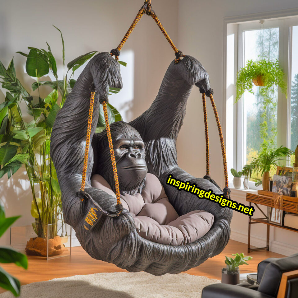 These Animal Shaped Hanging Loungers Let You Swing Like You're in the Wild