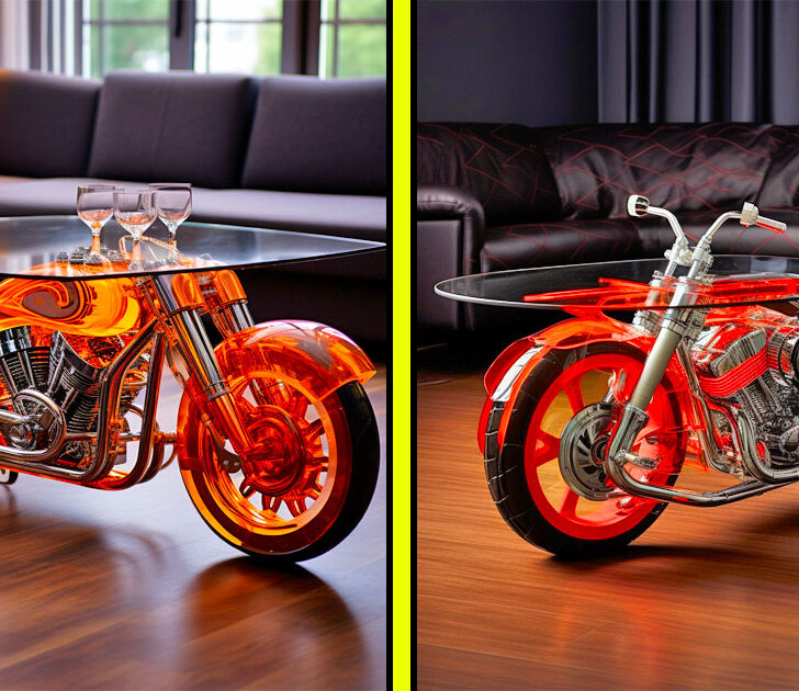 These Harley Davidson Motorcycle Coffee Tables Will Rev Up Your Living ...