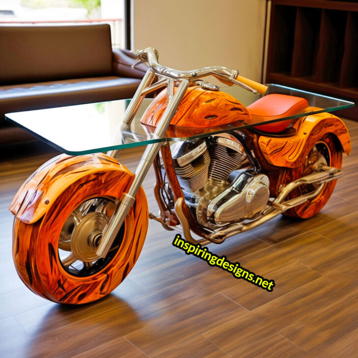 These Harley Davidson Motorcycle Coffee Tables Will Rev Up Your Living Room