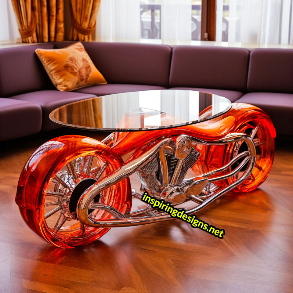 These Harley Davidson Motorcycle Coffee Tables Will Rev Up Your Living Room