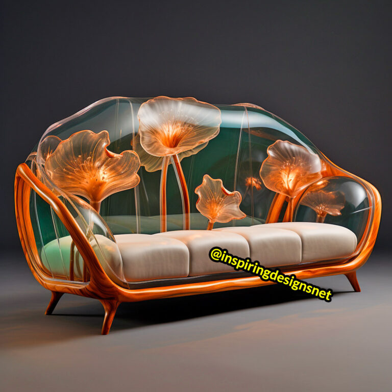 These Wood and Epoxy Sofas Feature Stunning Designs From Forests to Starry Skies!