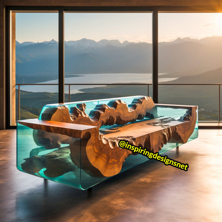 These Wood and Epoxy Sofas Feature Stunning Designs From Forests to ...