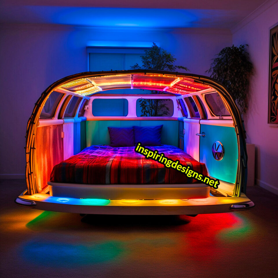 These Volkswagen Hippy Van Beds Are a Trip Back in Time for Nighttime ...