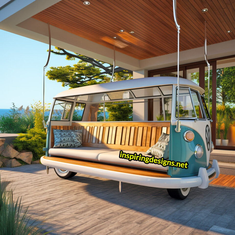 These Volkswagen Type 2 Bus Porch Swings Are the Peaceful Retreat Every ...