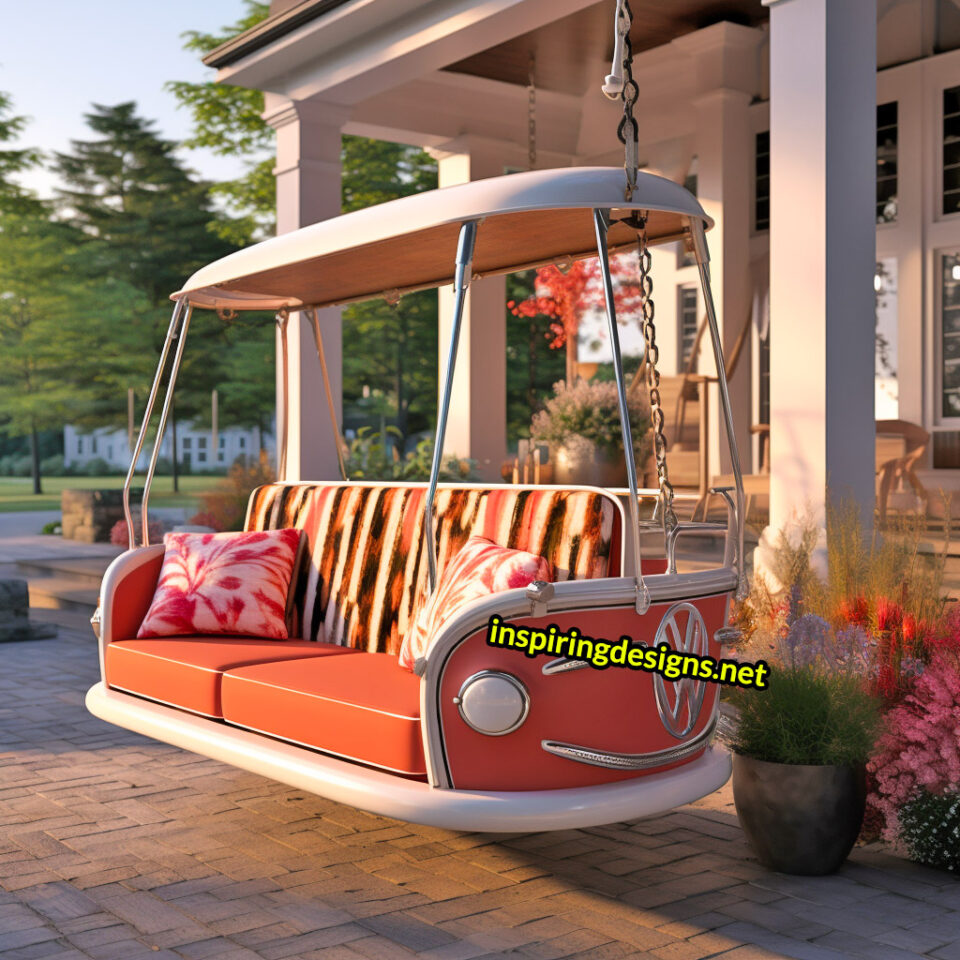 These Volkswagen Type 2 Bus Porch Swings Are the Peaceful Retreat Every ...