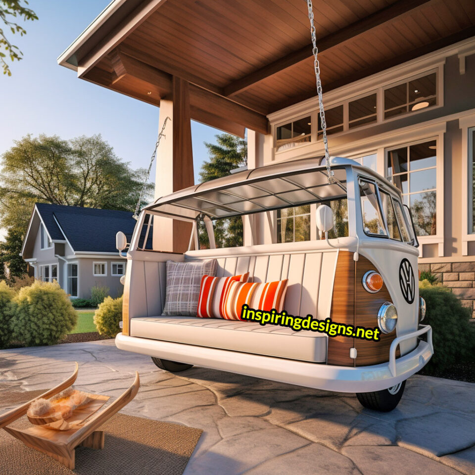 These Volkswagen Type 2 Bus Porch Swings Are the Peaceful Retreat Every ...