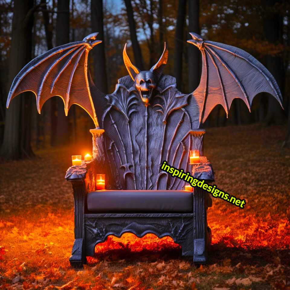 These Illuminated Halloween Porch Chairs Gives Your House It's Own ...