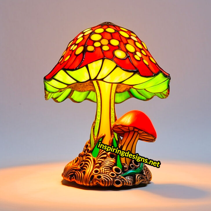 These Stained Glass Mushroom Lamps Are the Funky Decor Item You Didn’t ...
